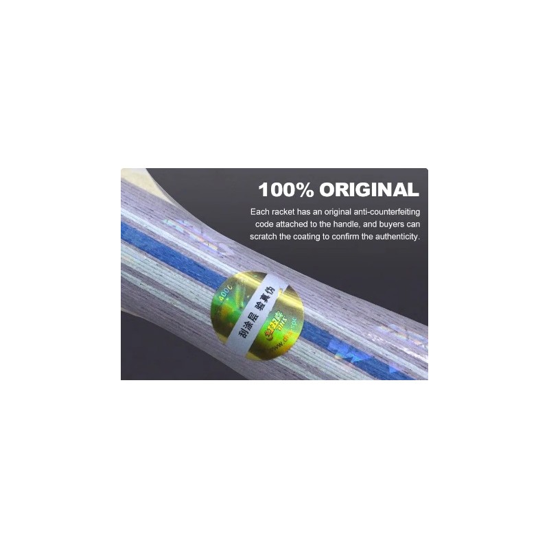 DHS Wind series SR-A All Round Table Tennis Blade FL (Long Handle)