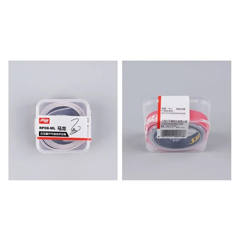 DHS BP08-ML Rubber Edge Tape MA LONG Signature 0.8*44cm 2pcs