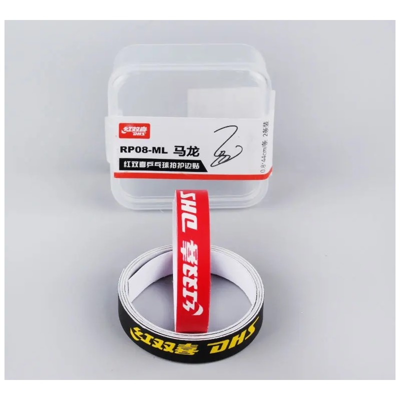 DHS BP08-ML Rubber Edge Tape MA LONG Signature 0.8*44cm 2pcs