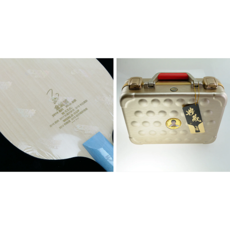 DHS Ma Long W968 Classic Table Tennis Blade + Rubber Gift Box Special ...