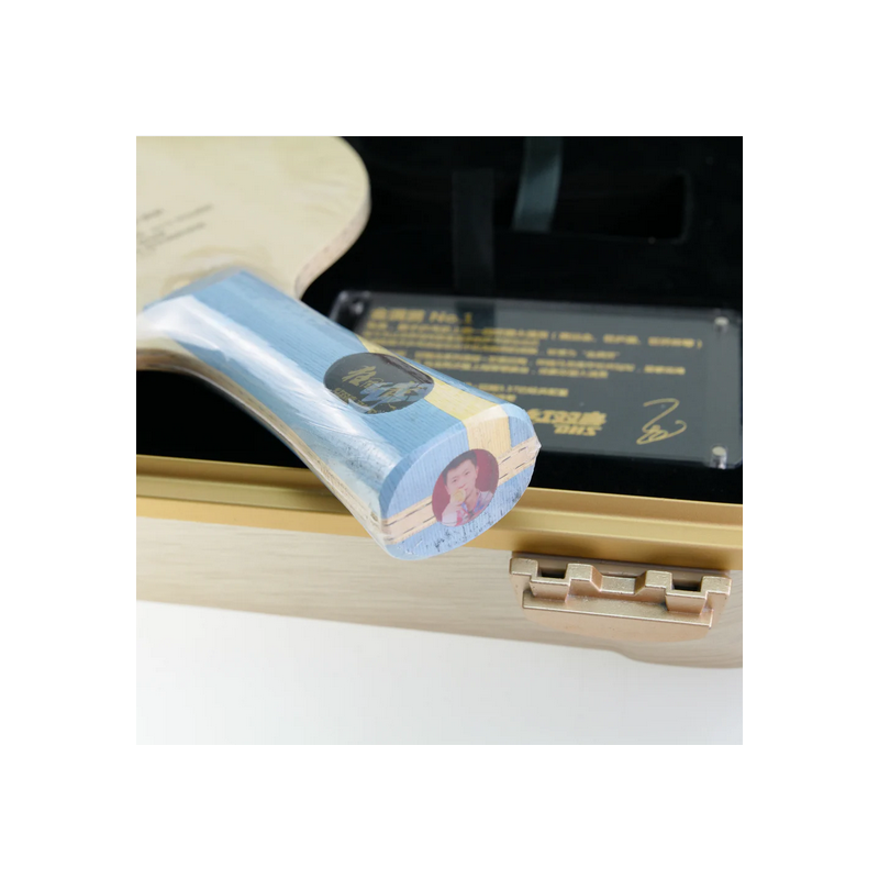 DHS Ma Long W968 Classic Table Tennis Blade + Rubber Gift Box Special ...
